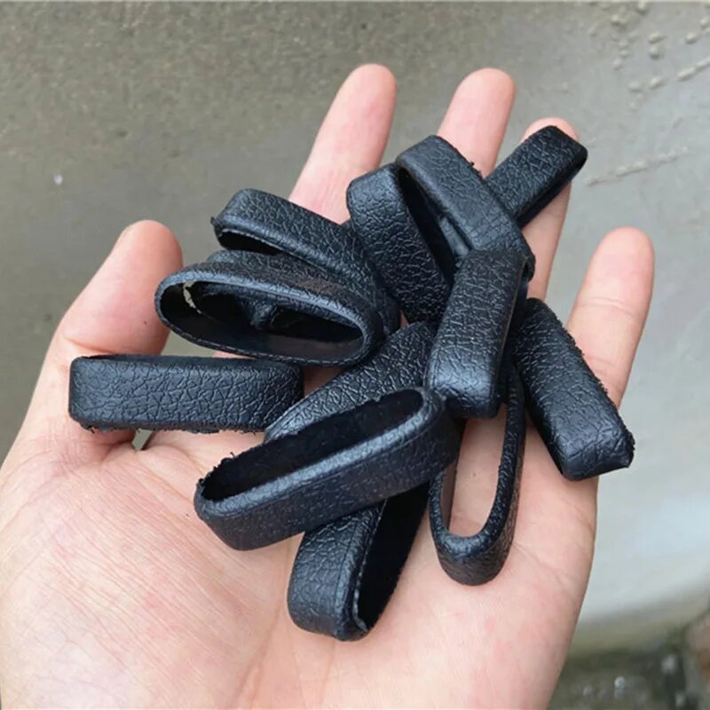 Кольца-петли для ремня из искусственной кожи, 40 мм, 4 шт. Black 4pcs