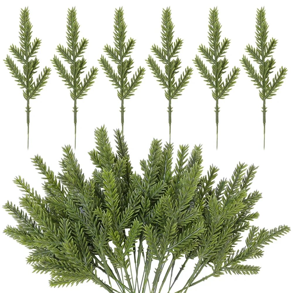Ветки сосны искусственные, 5 шт, 17.5 см