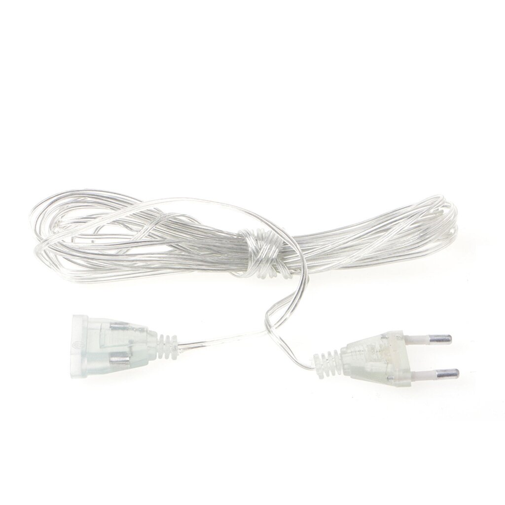 ЕС 2-контактный разъем для подключения к источнику питания Удлинитель Кабель для ПК Компьютер 5 м