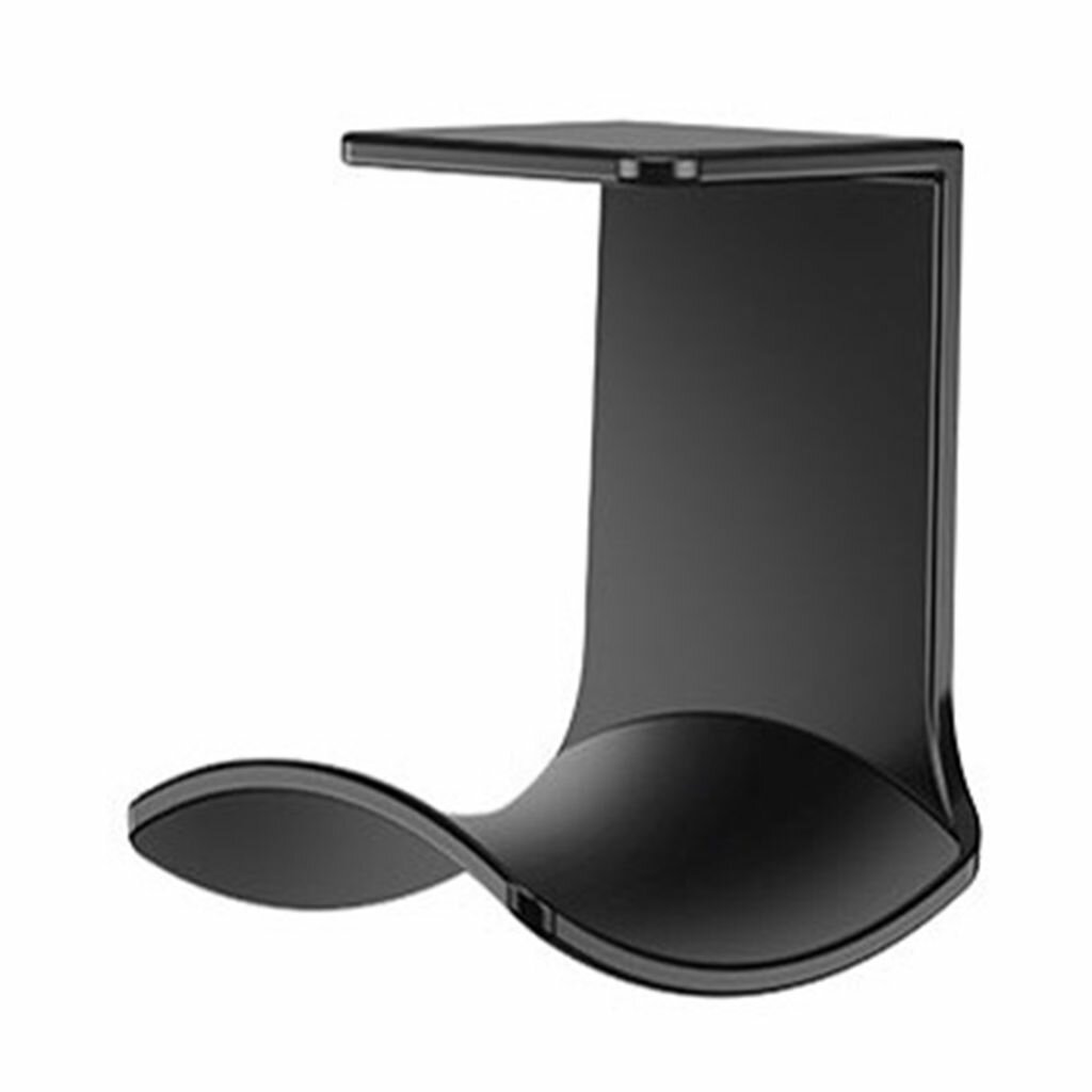 Кронштейн для наушников без отверстий для компьютера крепление на стене подвесное наушники гарнитуры - черный верх