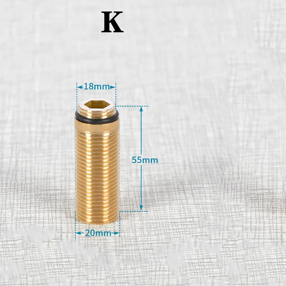 Удлинитель для смесителя латунный 18/20/32/37/42 мм K