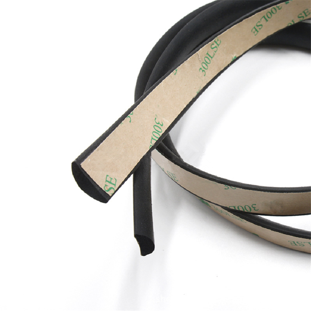 Уплотнительная резиновая лента для ветрового стекла, люка, черной машины, 16,4 фута