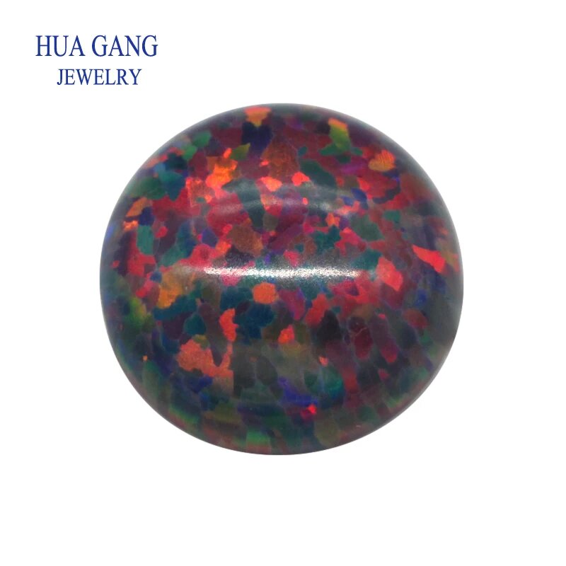 Бусины из синтетического опала 10 мм Excellent Heart Изумрудный, 10mm 1pcs, OP32