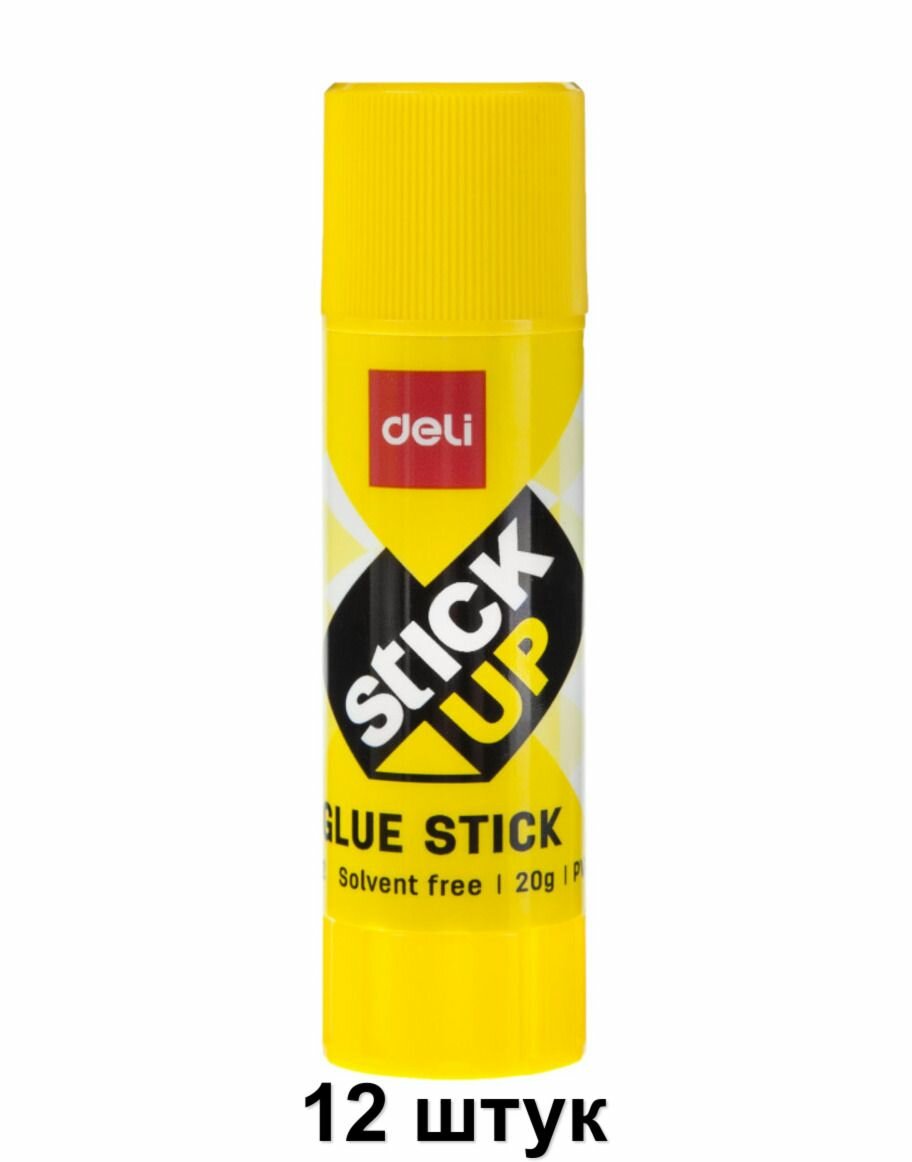 Deli Клей-карандаш Stick UP 20 г, 12 шт