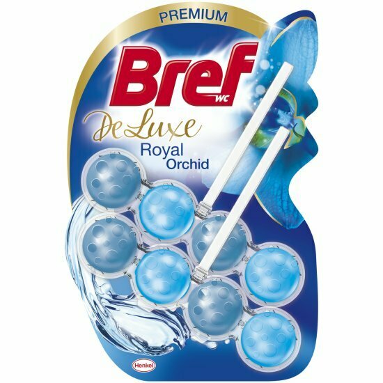 Туалетный блок Bref бреф Делюкс Волшебная орхидея, 2*50 г