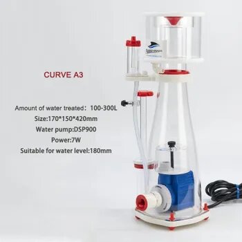 Внутренний протеиновый скиммер для аквариума Bubble Magus Curve 3/A3, насос постоянного тока, фильтр для аквариума с морской водой