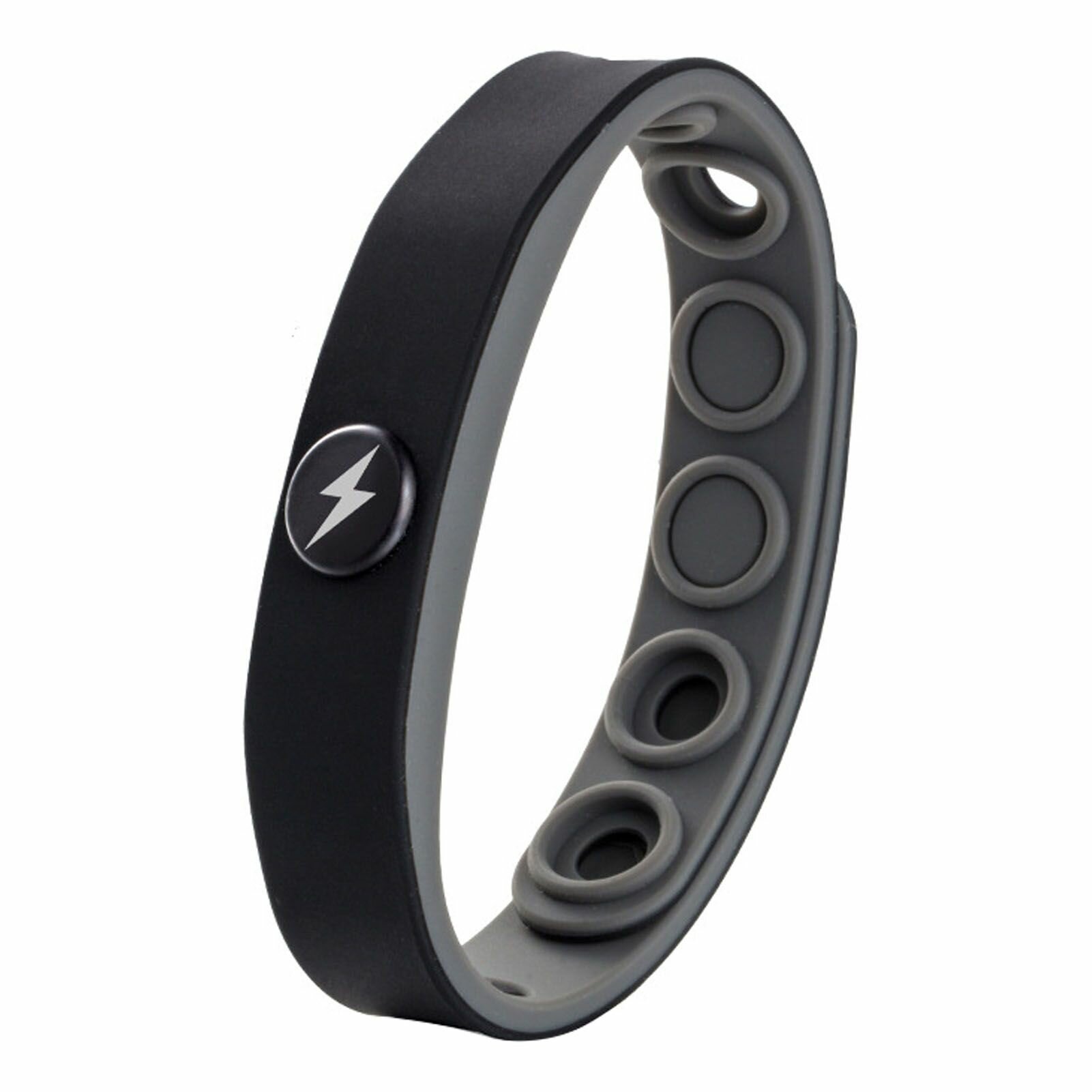 Силиконовый антистатический браслет, мягкий беспроводной выпуск отрицательных ионов, силиконовый спортивный браслет для мужчин и женщин, черный
