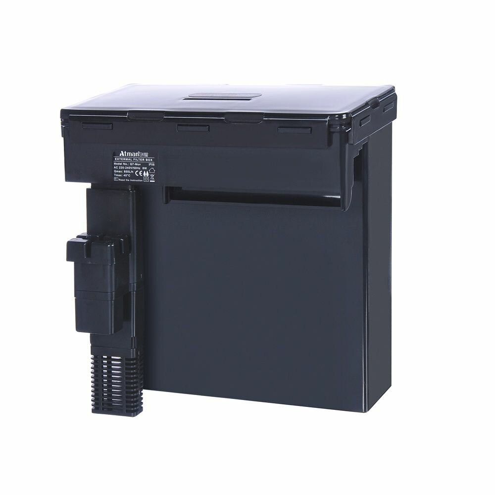 Фильтр рюкзачный Atman Q7-Muv с УФ лампой для аквариумов до 150 литров, 850 л/ч, 8W