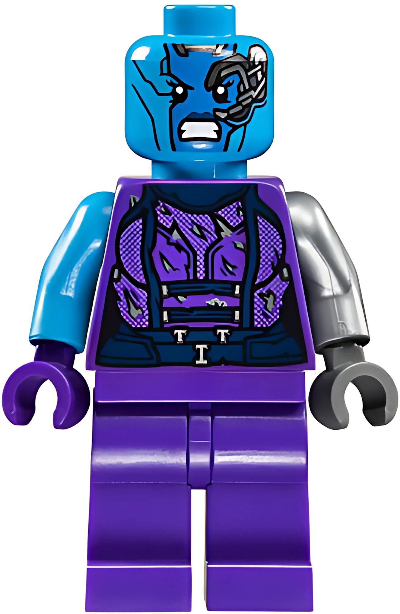Минифигурка Lego Super Heroes Nebula - Dark Azure Head, Torn Outfit sh0386 U