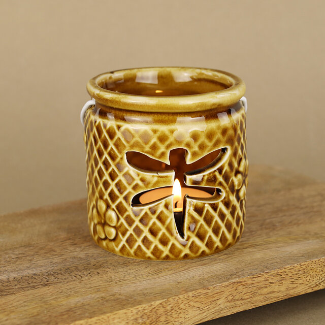 Керамический подсвечник Стрекоза Августа 9 см, Koopman, 252000900-4