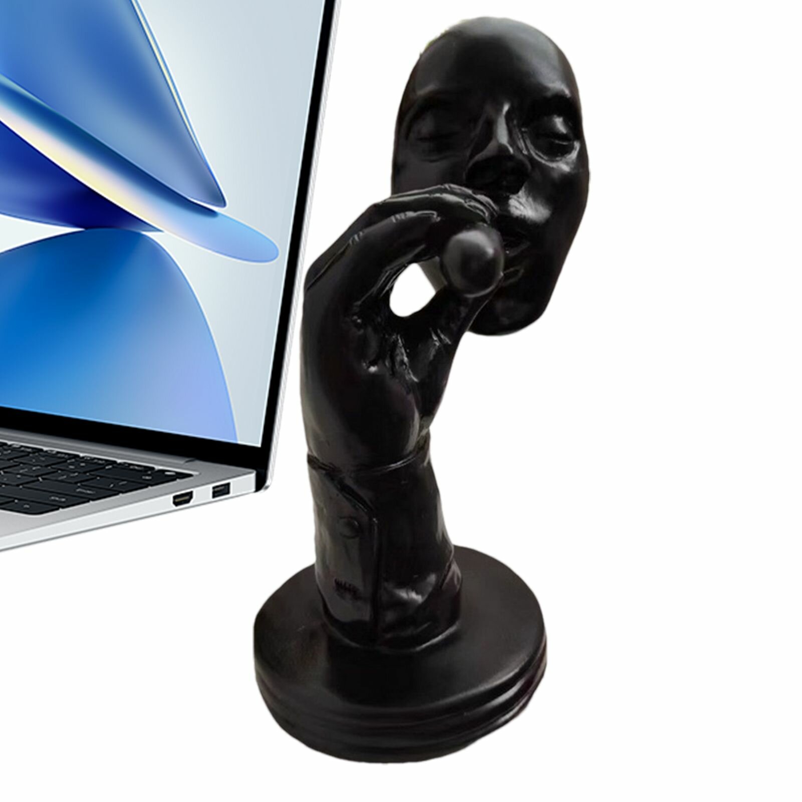 Мыслитель персонаж лицо фигура , Фигурка декоративная