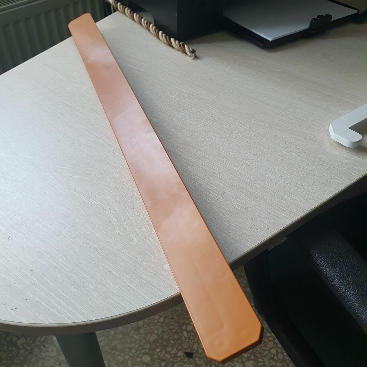 Заглушка для подоконника премиум "Золотой дуб" 600 мм ABS двухсторонняя