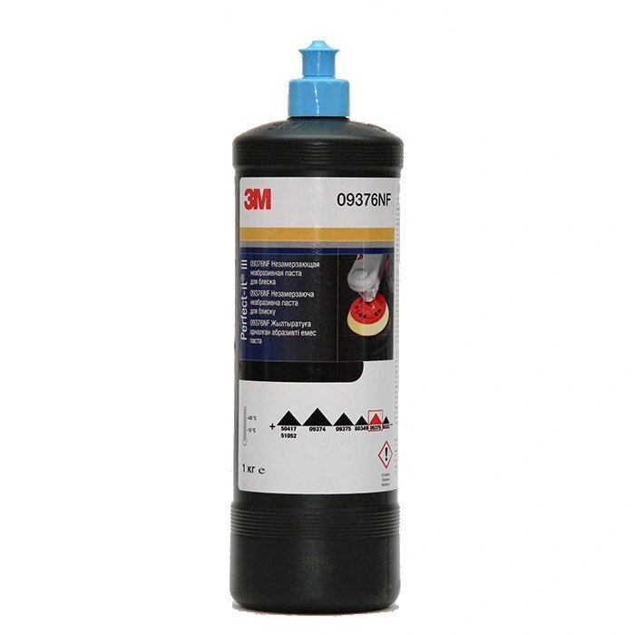 Паста полировальная 3M 09376NF, Незамерзающая паста для блеска, синий колпачок, 1л