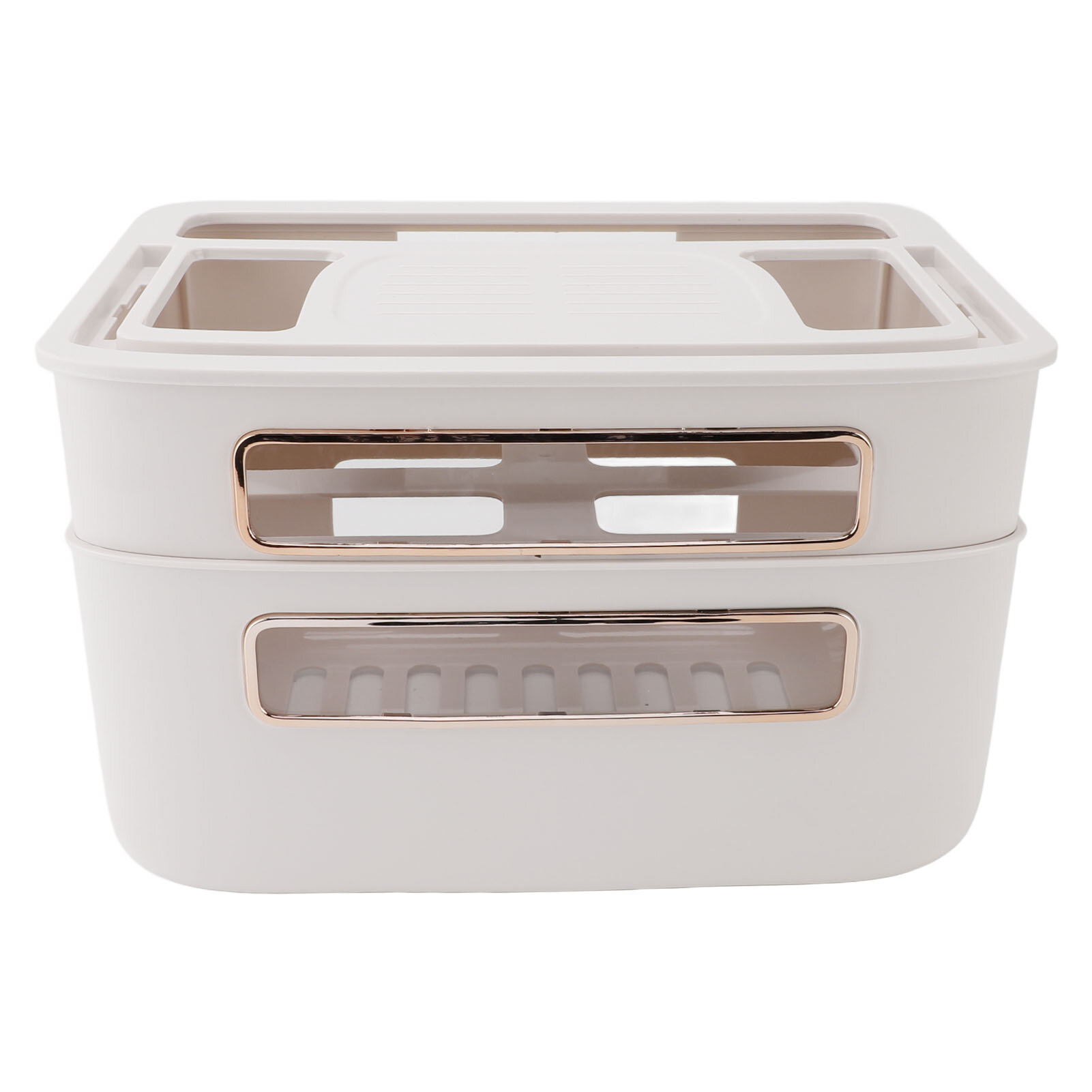 Коробка для хранения маршрутизатора, 2 слоя, пыленепроницаемая, многофункциональная, с крышкой, кабельная система управления, коробка маршрутизатора для модема, сетевой кабель, пульт дистанционного управления