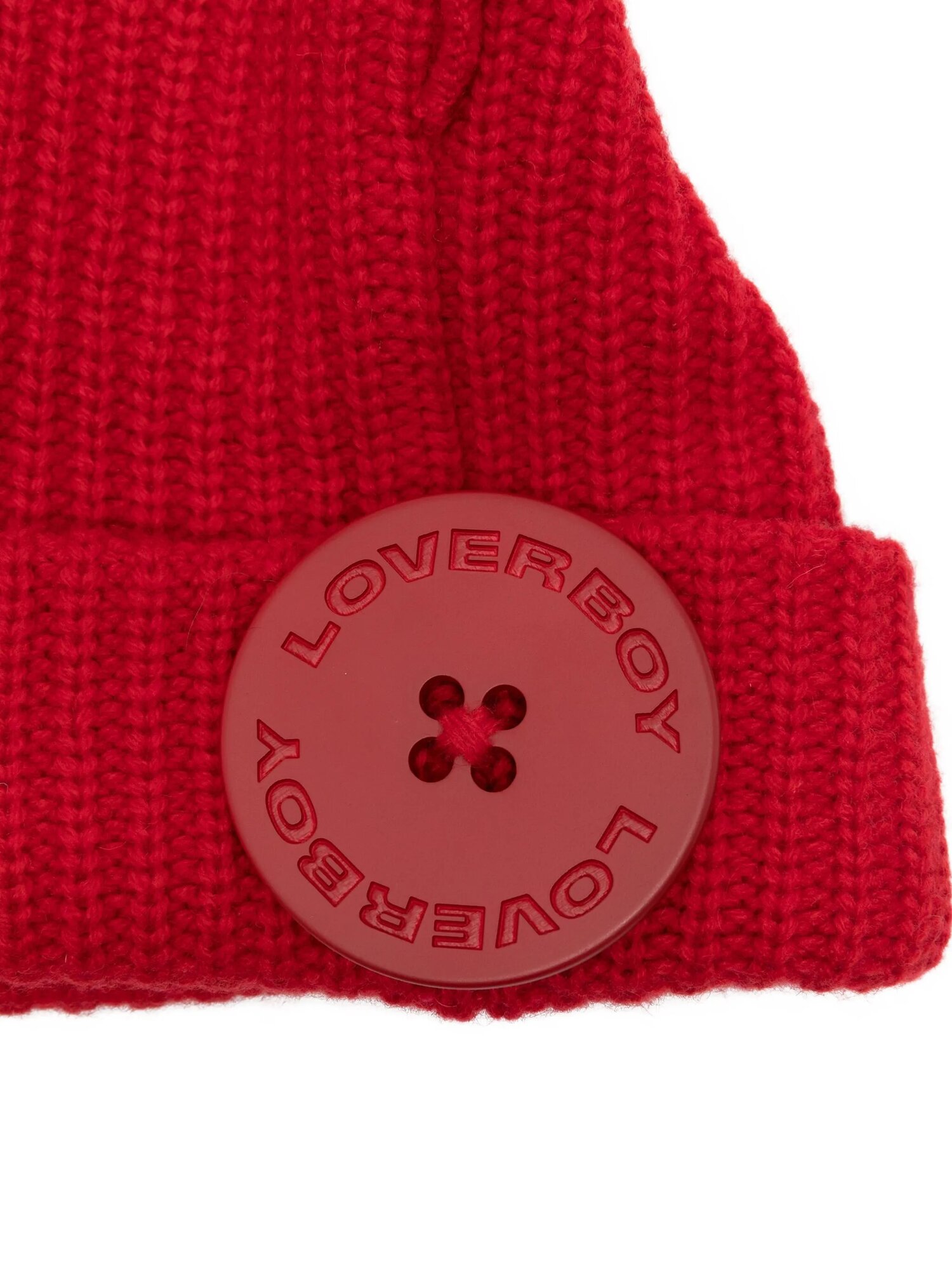 Шапка Charles Jeffrey Loverboy для девочек, размер OneSize, красный — фото 1