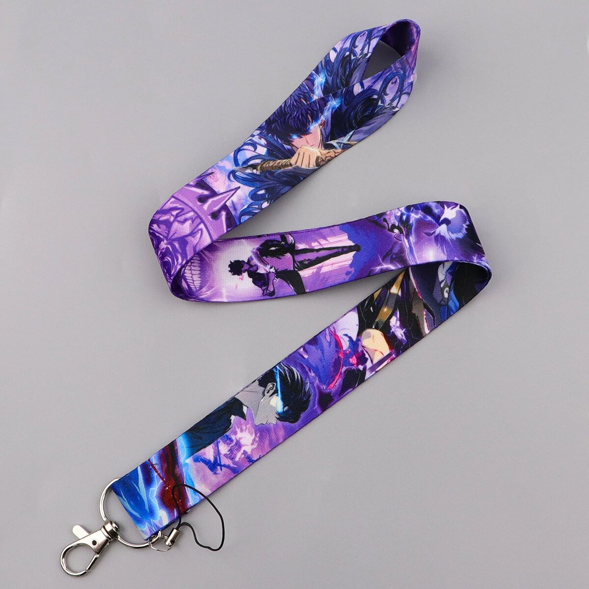 Ремешок с персонажами аниме для брелока, чехол для удостоверения личности, держатель для бейджа мобильного телефона, кольцо для ключей, шейные ремни, аксессуары для телефонов