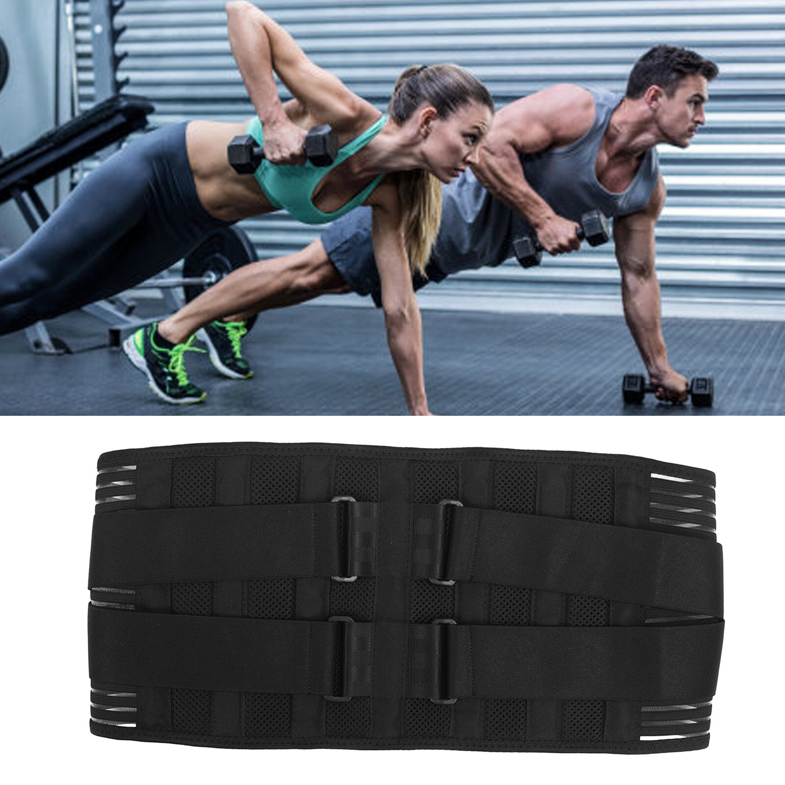 Компрессионный бандаж на талию, высокоэластичный защитный пояс для поддержки спины для фитнеса, спорта L