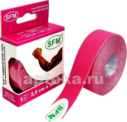 Лента кинезиологическая SFM-PLASTER В рулоне 2,5Х500СМ