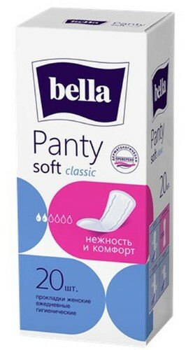 Bella panty soft classic ежедневные прокладки 20 шт.
