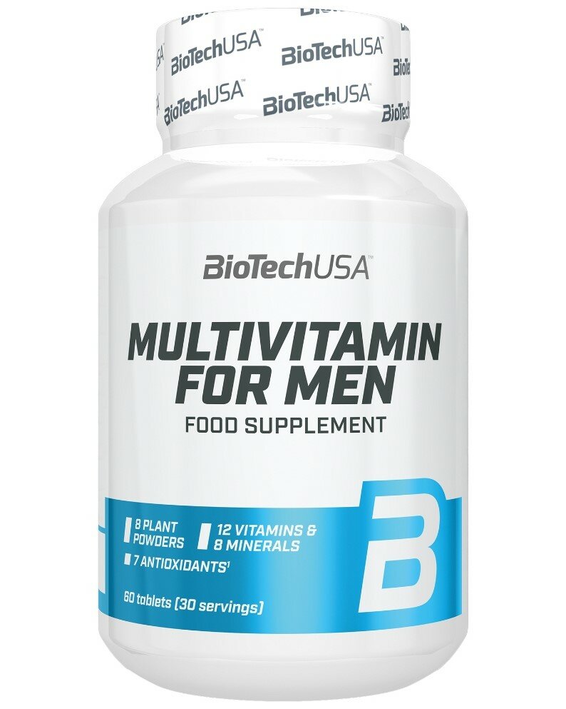 BIOTECHUSA мультивитамины для мужчин N60 табл массой 1680МГ