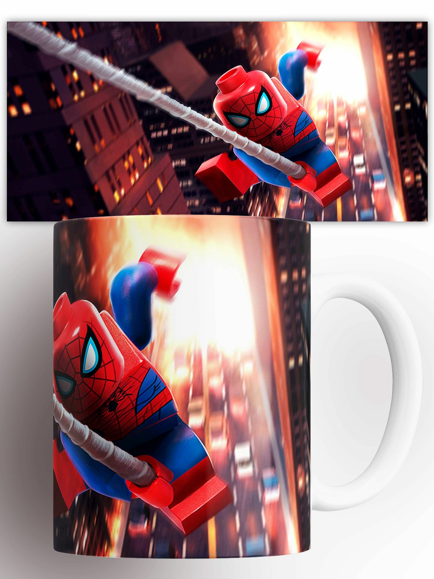 Кружка игра Lego Spider-Man Лего Человек паук 330 мл