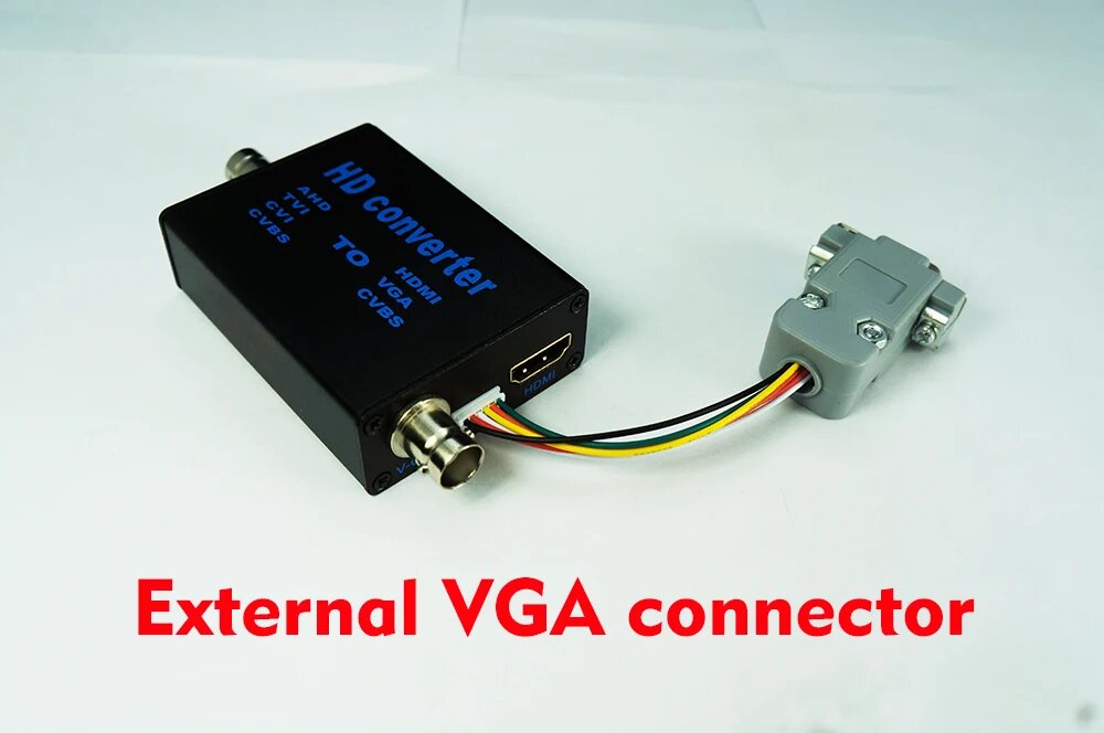 Видеоконвертер BRANDOO TEAM 4 в 1 TVI AHD CVI в HDMI/VGA/CVBS Full HD 1080p