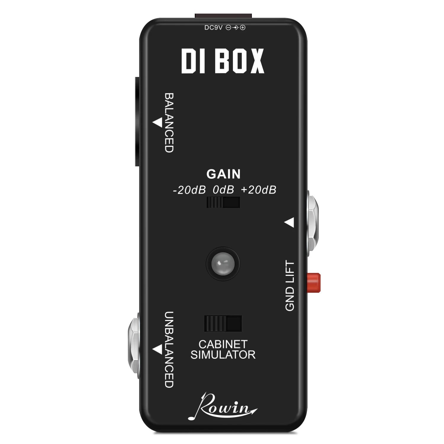 Rowin DB-1 DI Box black