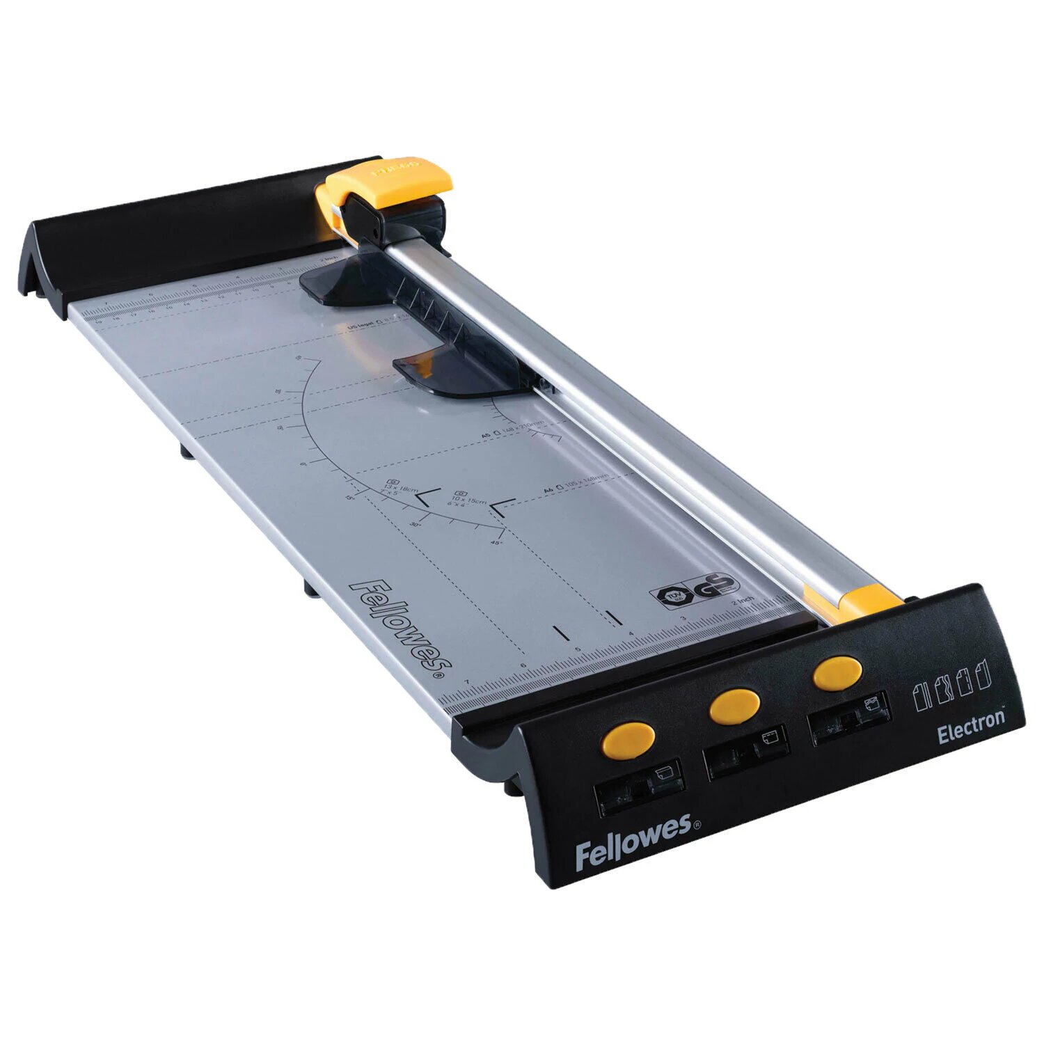 Резак роликовый FELLOWES ELECTRON A3, 4 стиля резки, до 12 л, длина резки 455 мм, FS-54105