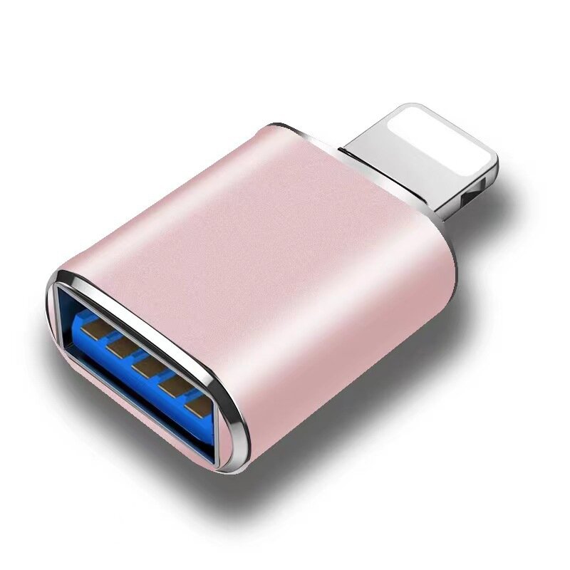 Применимо iphone Apple OTG адаптер к USB-компьютерному конвертеру USB розовое золото