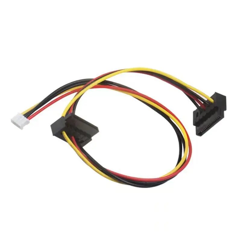 Кабель питания SATA 15PIN на 4 контакта, Цвет: XH2.54