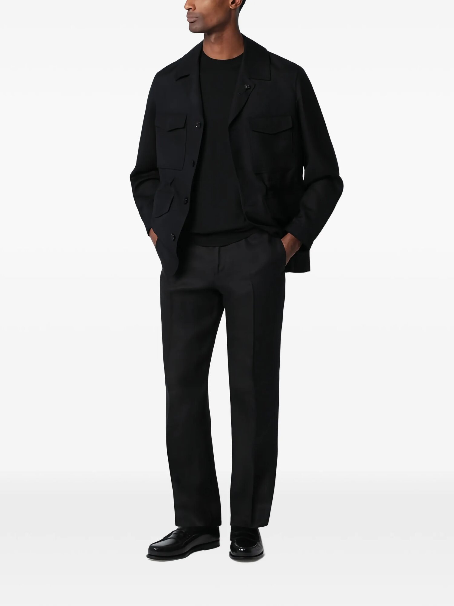 Куртка Lardini Flap-pocket shirt jacket, размер 48 — фото 1