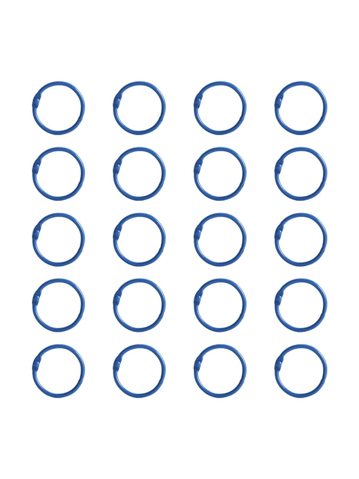 20 Шт Кольца Для Книг Связующие Кольца Металлические Вкладыши Соединители Брелоки для Бумаги