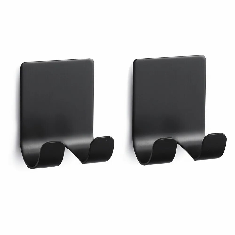 Держатели для бритв из нержавеющей стали 2 шт. Черный, Black