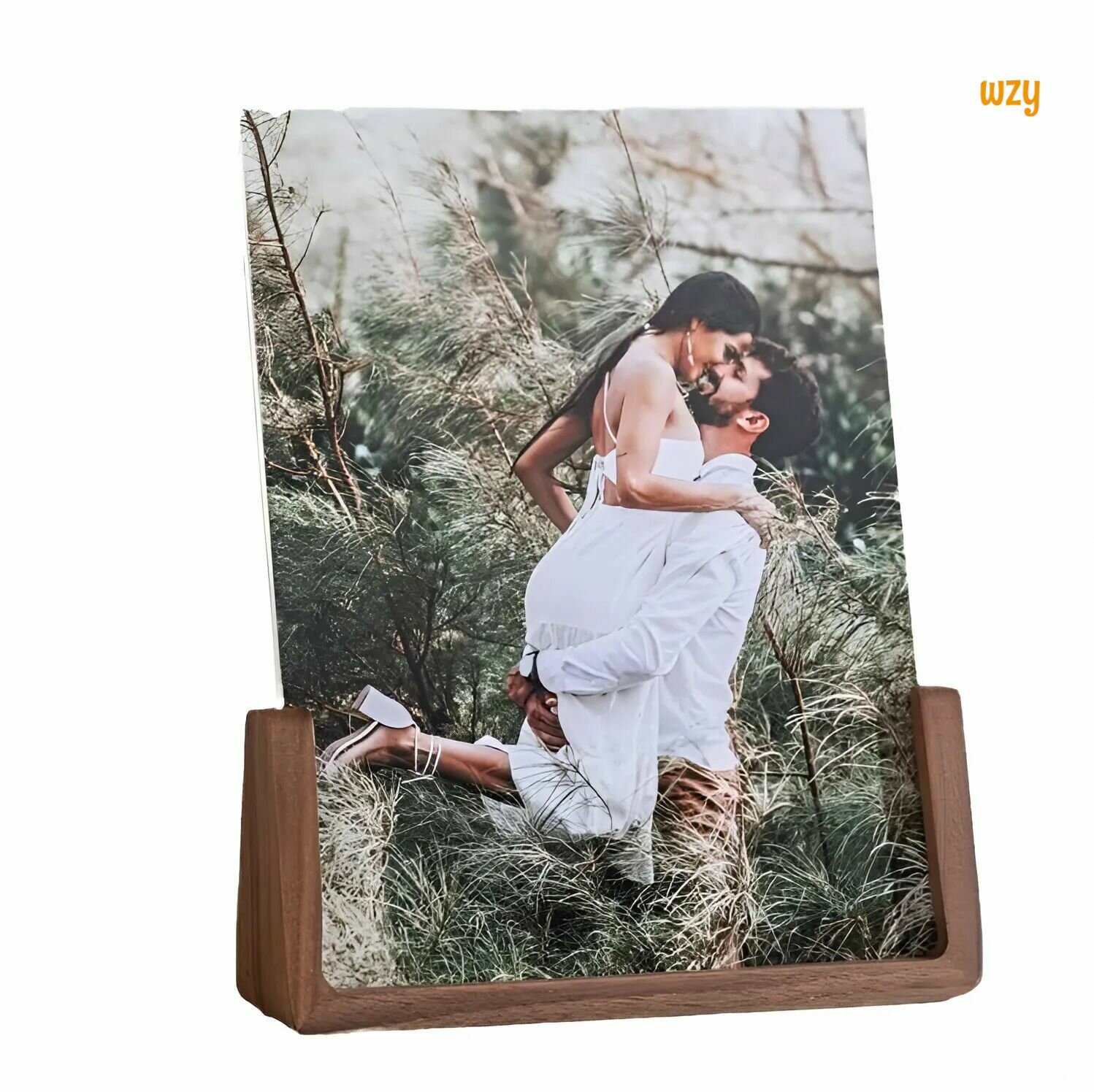 U-образная акриловая фоторамка из орехового дерева craft creative gift 8 дюймов