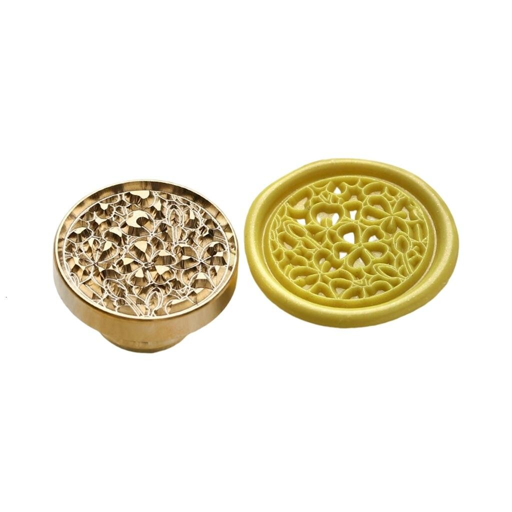 Старинная печать, штамп с восковой печатью с тиснением в виде цветка, упаковка для приглашения на вечеринку, Рождественская свадьба