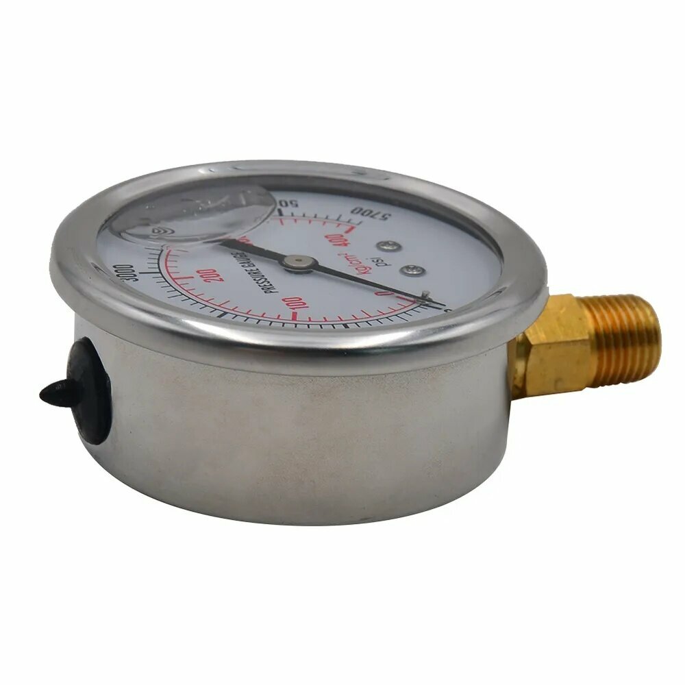 Манометр гидравлический 0 5000 PSI с американской резьбой