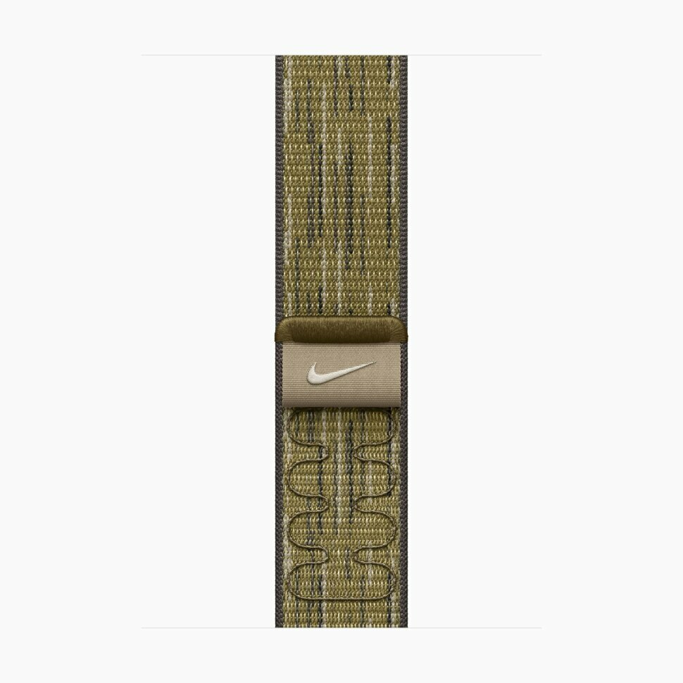 Ремешок для Apple Watch green/gray nike sport loop 44/45/46/49mm MXU33FE/A (original)
