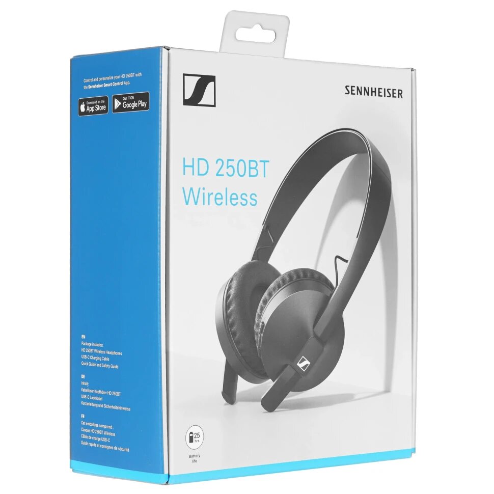 Беспроводные наушники Sennheiser HD 250 BT черный 2021