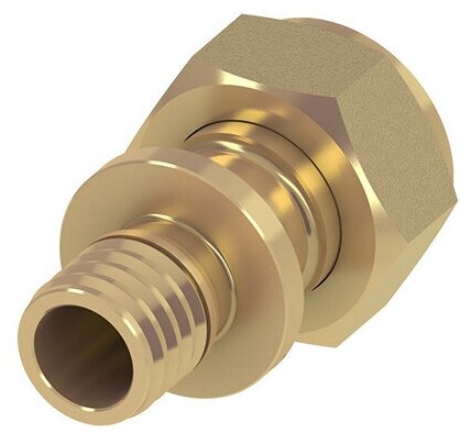 Соединение прямое TECE с накидной гайкой 16 х 1/2", латунь 767578