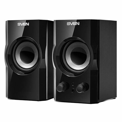 Колонки Sven SPS-606, 2.0, черный