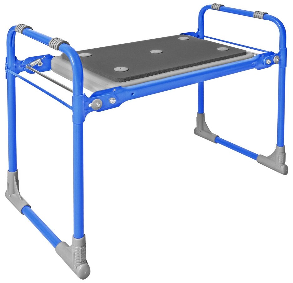 Скамейка садовая складная мягкая Перевертыш Ника СКМ 2 голубая