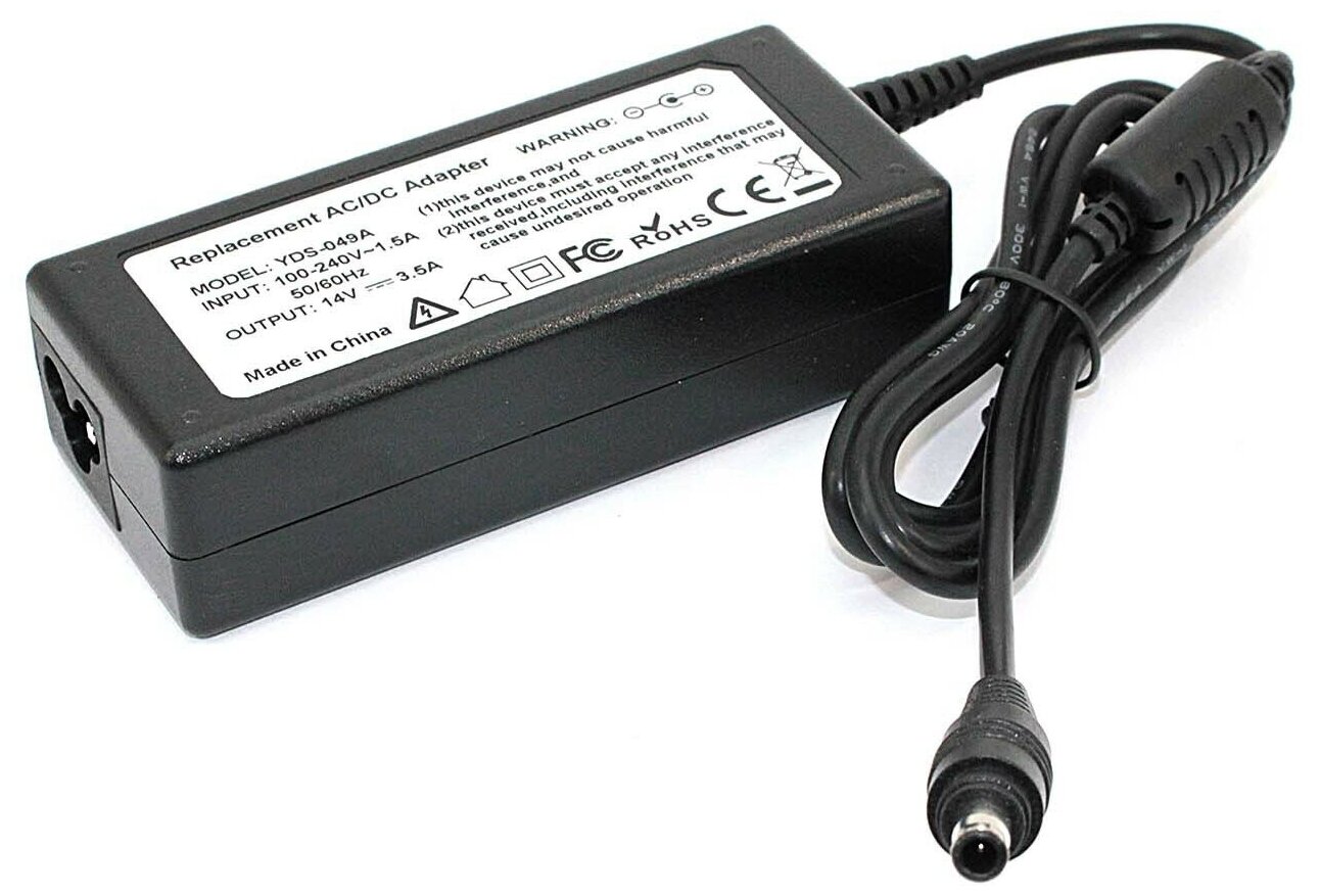 Блок питания / сетевой адаптер / зарядка / для ноутбуков 0726282422 14V 3.5A 6.5x4.4 OEM тип VB