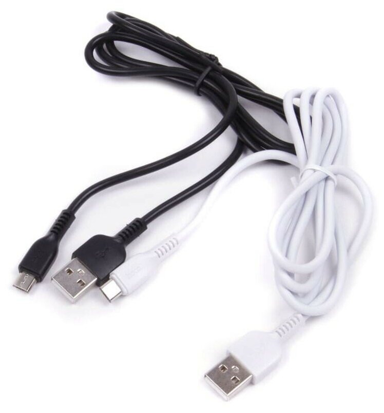 Кабель для зарядки Micro USB HOCO X13 2.4А черный