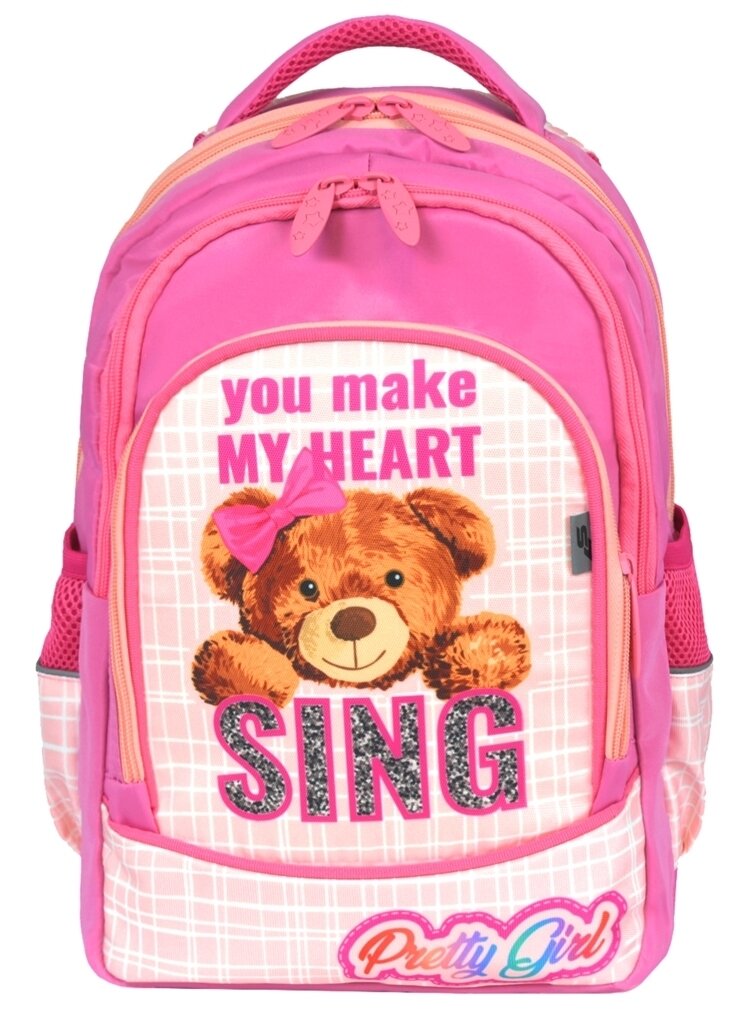 Школьнй рюкзак с анатомической спинкой / Для девочки / Гармония