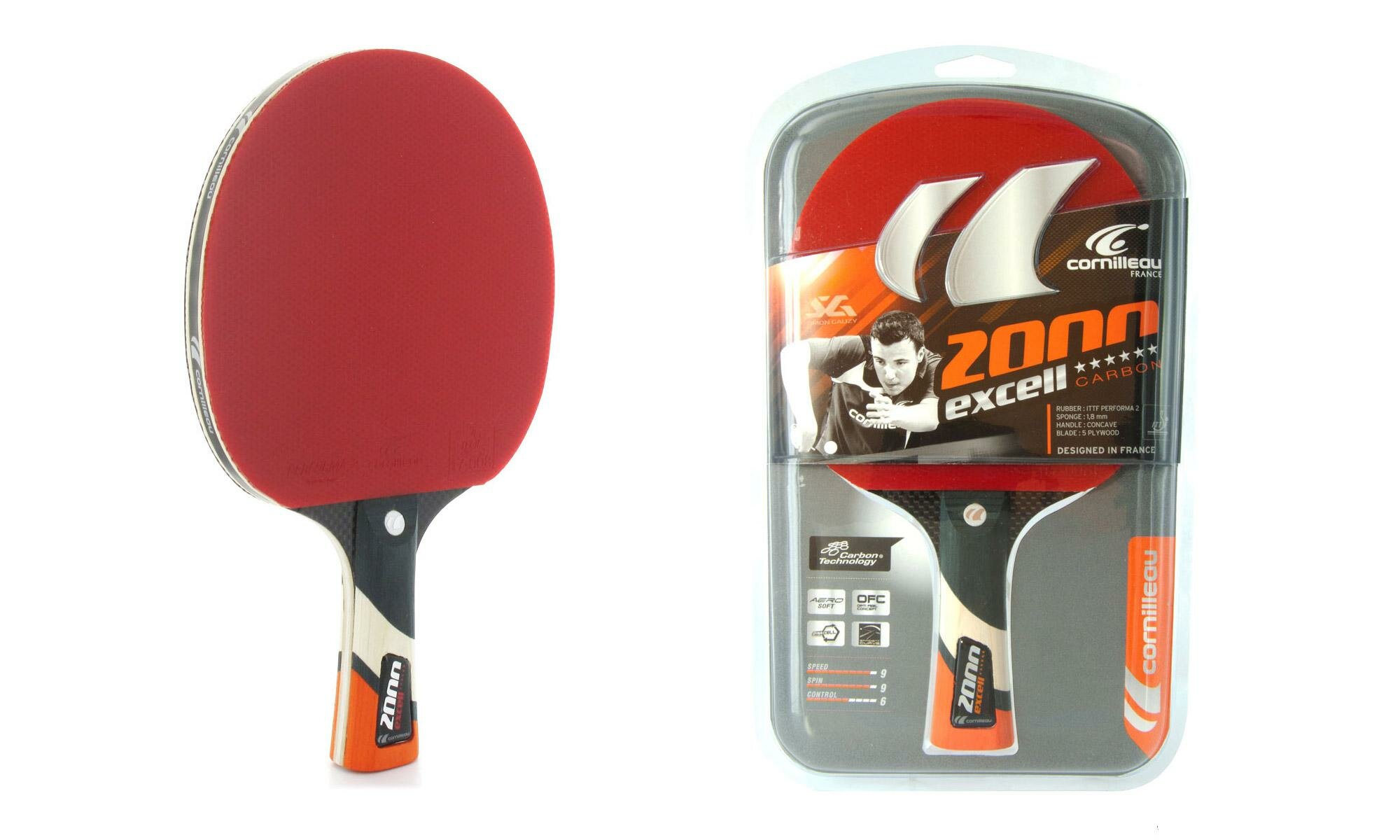 Ракетка для настольного тенниса Cornilleau Excell 2000 Carbon