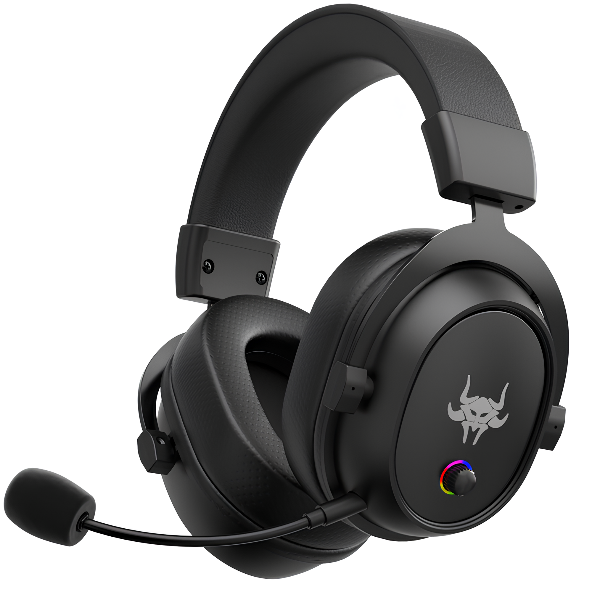 Наушники беспроводные игровые с механическим управлением и микрофоном / Наушники Bluetooth для смартфона ПК, PS, XBOX, для телефона, ноутбука, черный