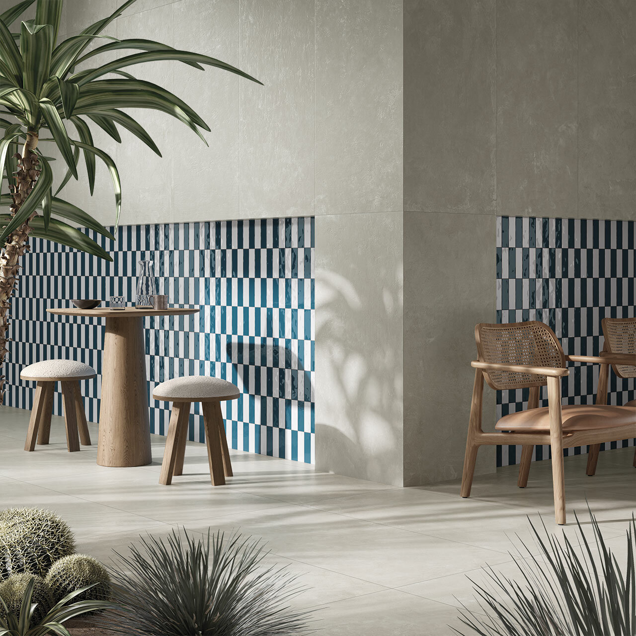 Керамогранит CIR TADELAKT Jasmine rett 1081766, 60x120 см, матовый, под бетон