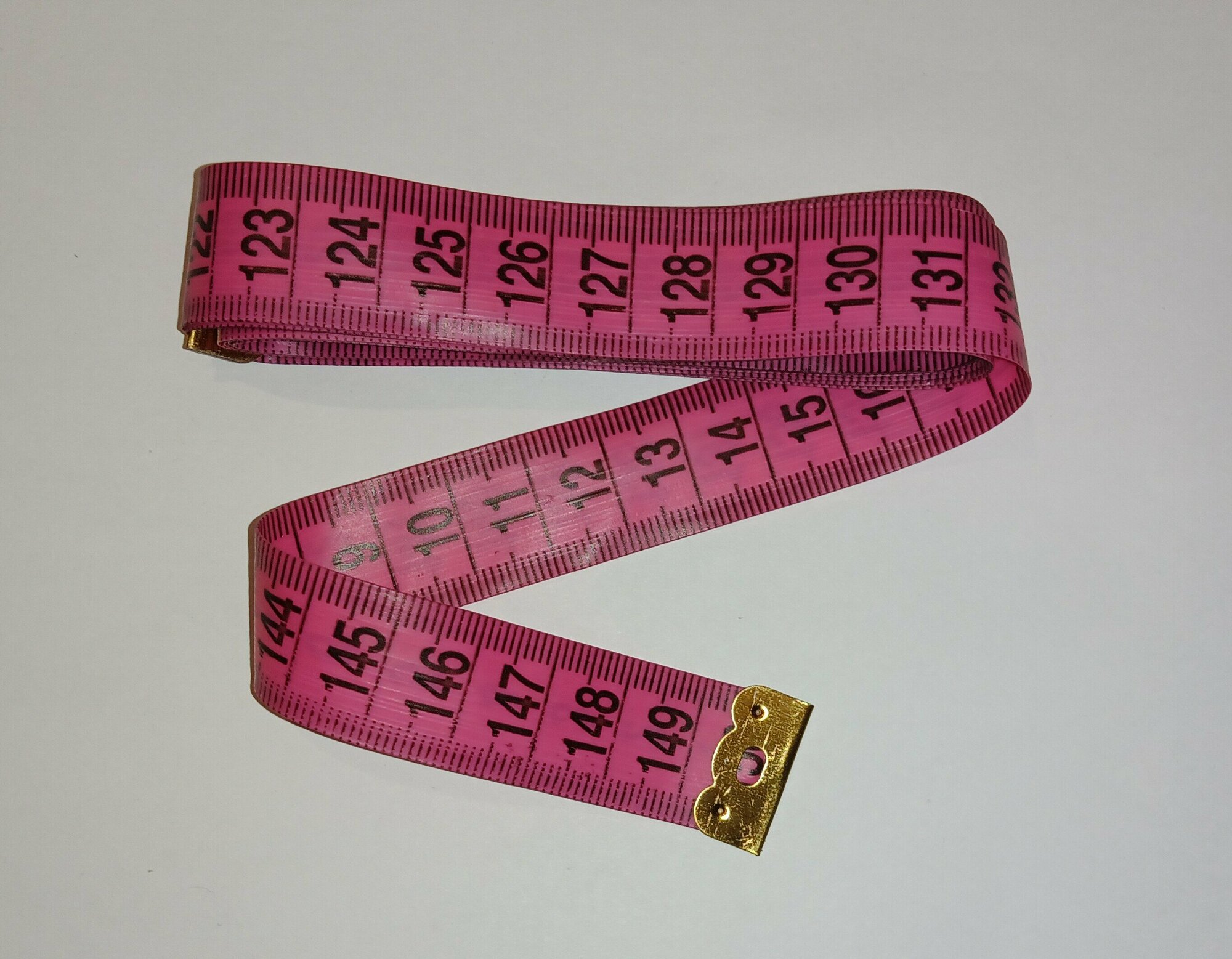 Сантиметр портновский, 150 см, малиновый