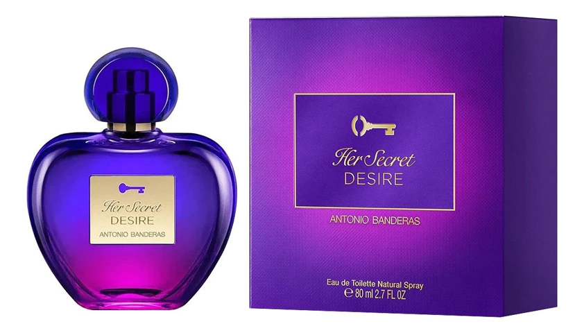 Туалетная вода женская Antonio Banderas Her Secret Desire, 80 мл