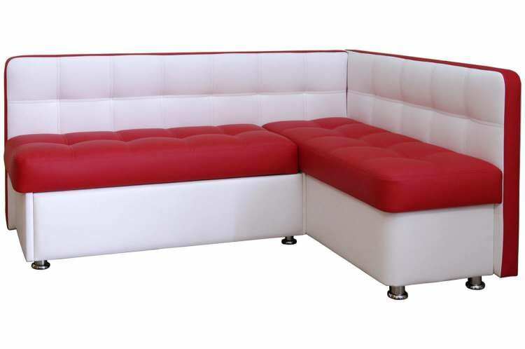 Кухонный диван Лондон угловой, 180х120х80 см, с ящиком для белья